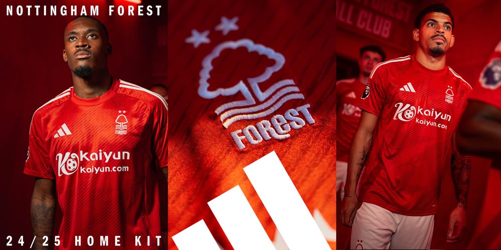 Nottingham Forest FC - Forest reveal 2024/25 adidas home kit