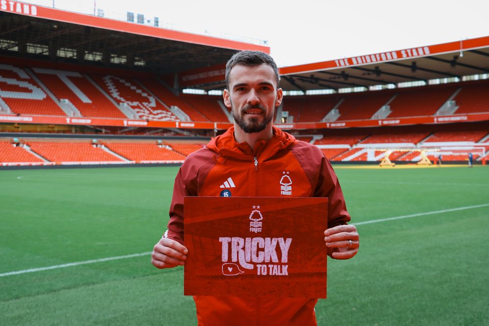 Nottingham Forest FC - Toffolo becomes Tricky to Talk Ambassador